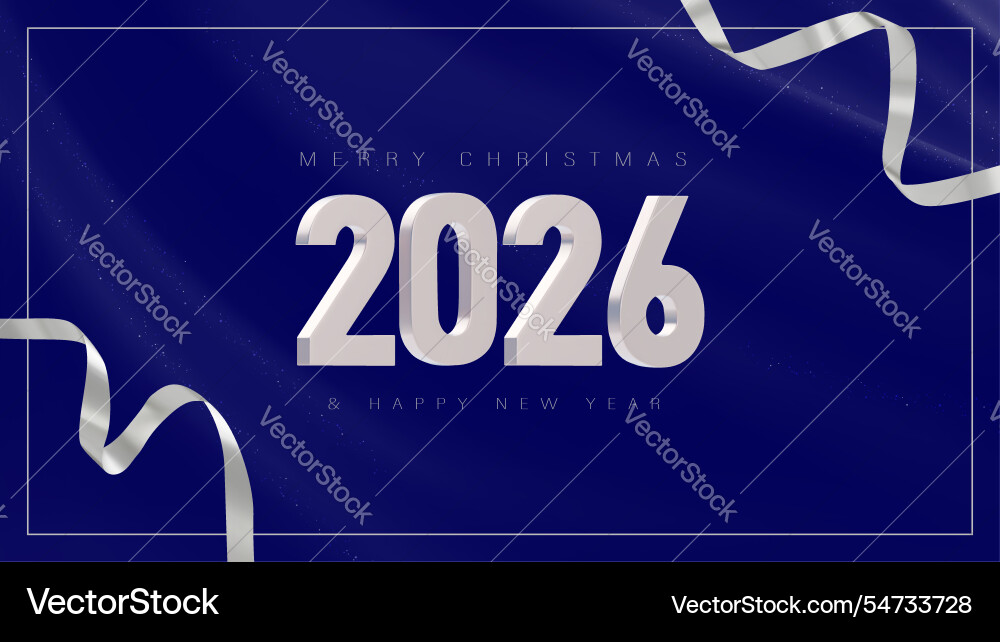 2026 happy new year background design banner Vector Image