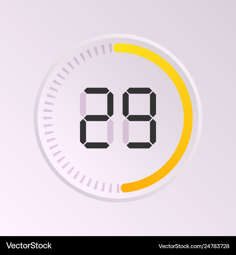 Clock and watch Royalty Free Vector Image - VectorStock
