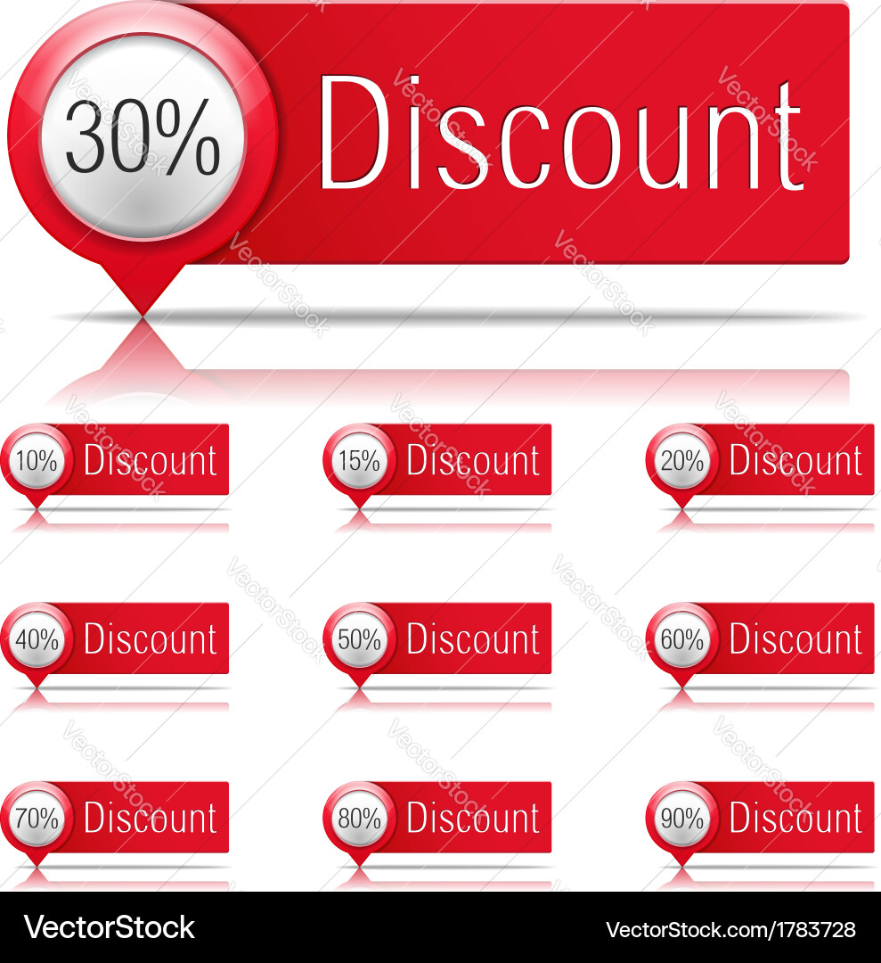 Discounts Royalty Free Vector Image - VectorStock