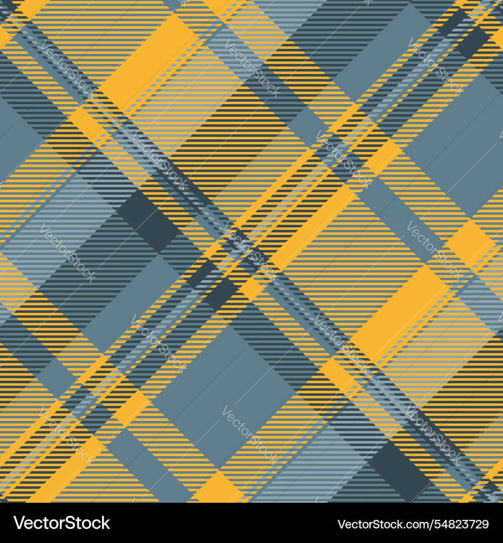 Striking abstract plaid pattern in vibrant yellow Vector Image