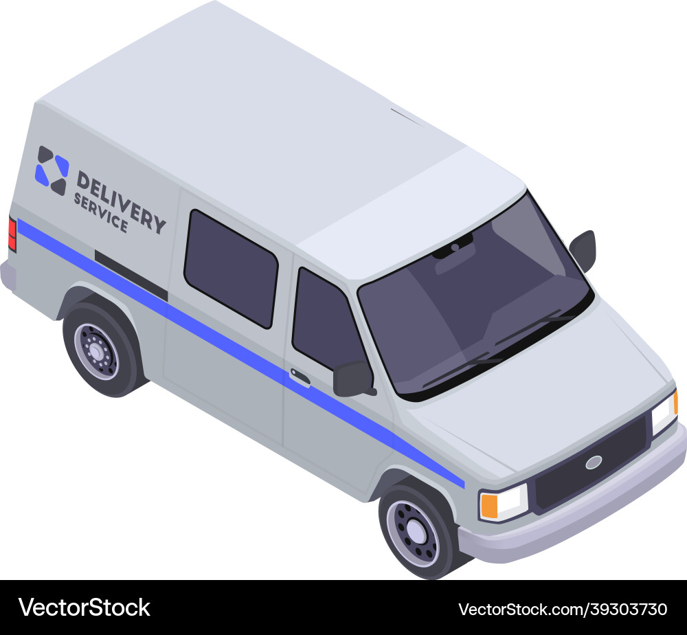 Delivery van icon Royalty Free Vector Image - VectorStock