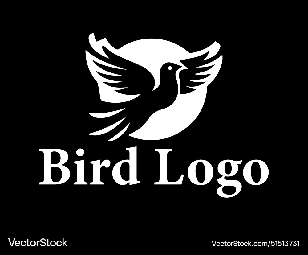 Bird logo Royalty Free Vector Image - VectorStock