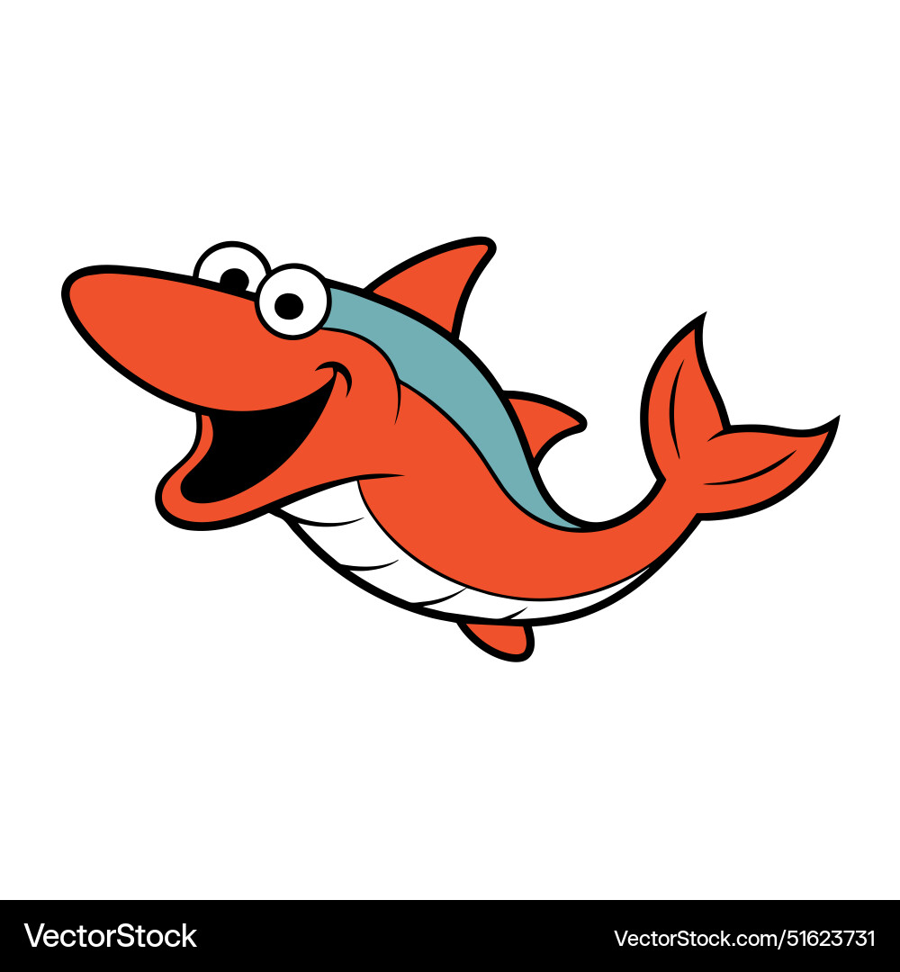 Bowfin fish laughs icon Royalty Free Vector Image