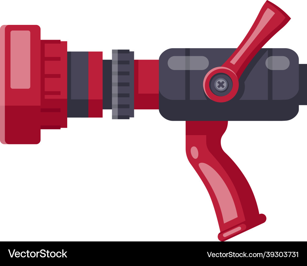Fire hose nozzle Royalty Free Vector Image - VectorStock