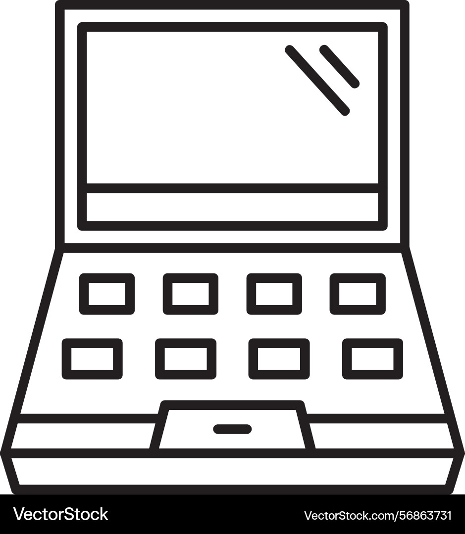 Laptop icon Royalty Free Vector Image - VectorStock