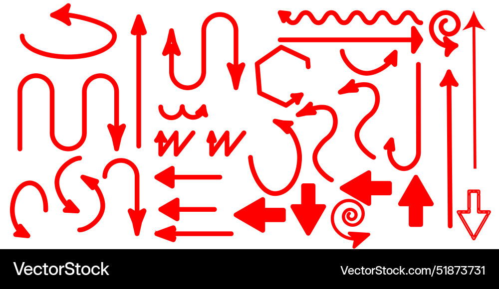 Red arrow 030524 Royalty Free Vector Image - VectorStock