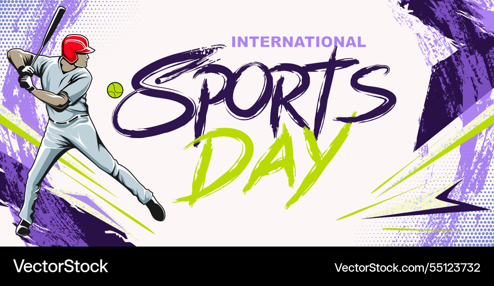 Baseball abstract sports background Royalty Free Vector