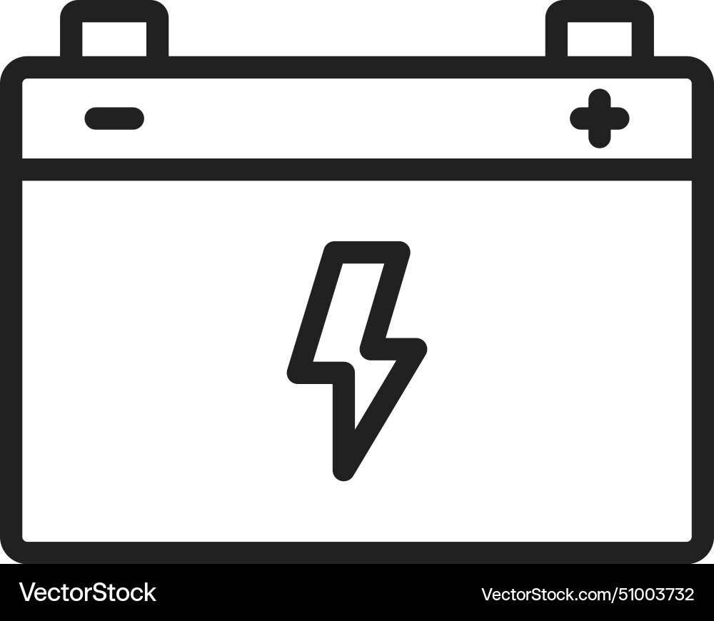 Battery icon image Royalty Free Vector Image - VectorStock