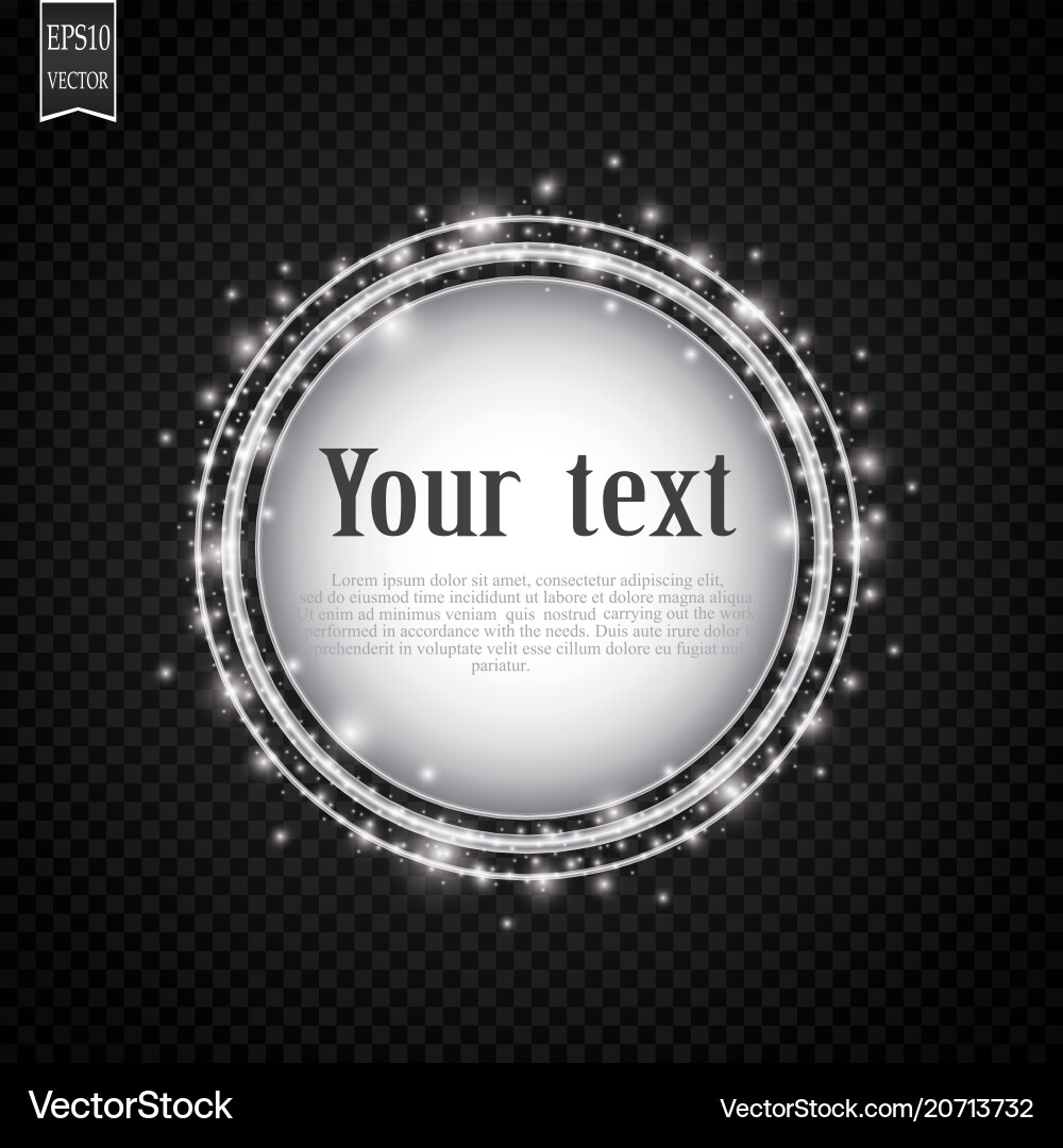 Cosmic Light Burst - Circular Flare Royalty Free Vector