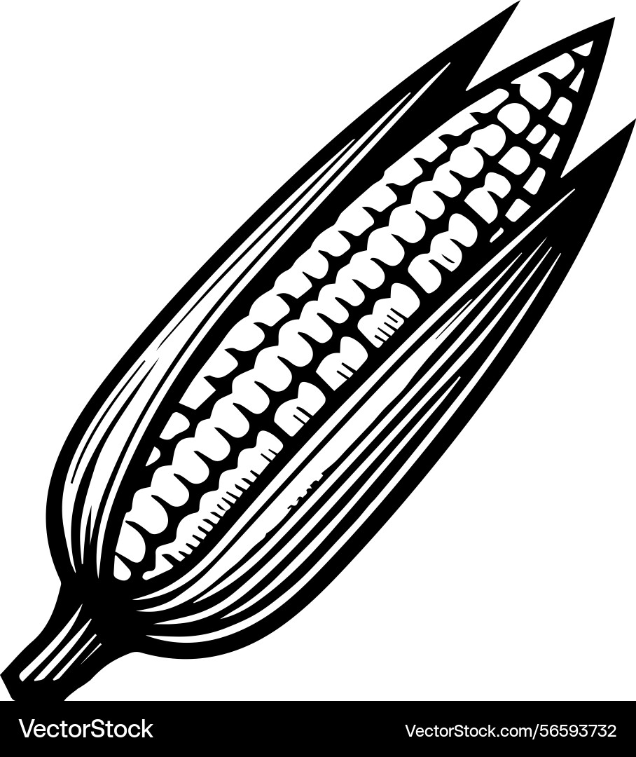 Simple icon of a elotes corn logo design Vector Image