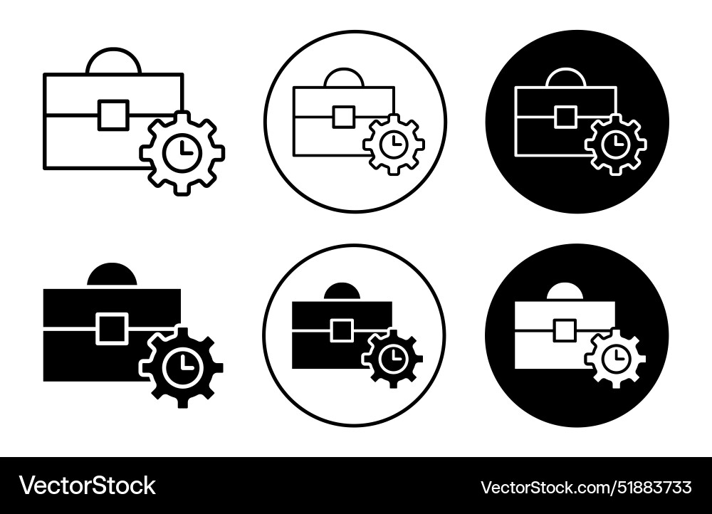 Work experience icon Royalty Free Vector Image