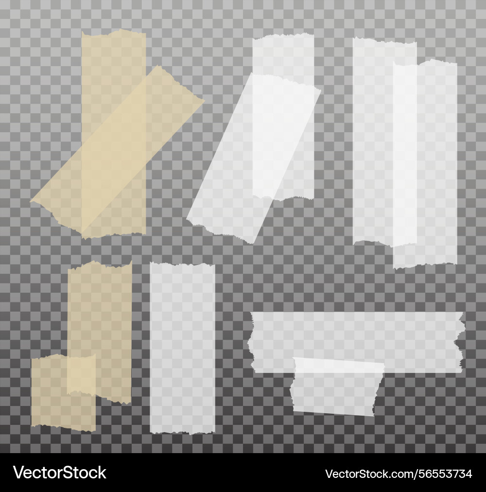 Scotch tape sticky paper adhesive Royalty Free Vector Image