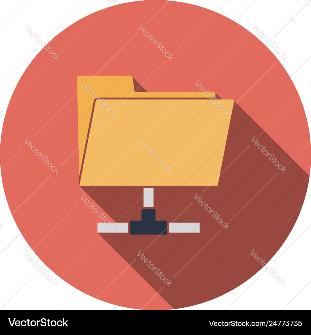 Ordner-Symbol Lizenzfreies Vektorbild - VectorStock