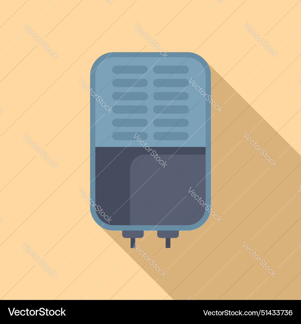 Modern dehumidifier icon on warm background Vector Image