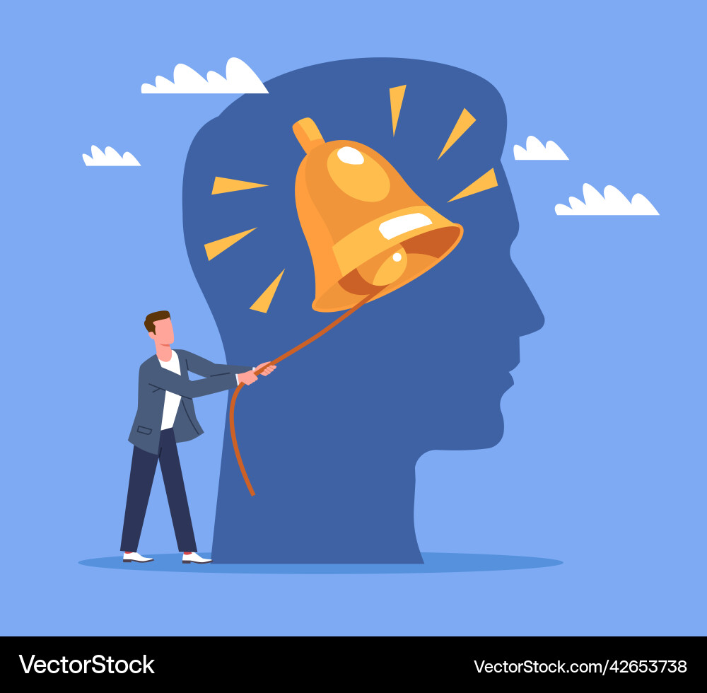Awakening of inner consciousness self awareness Vector Image