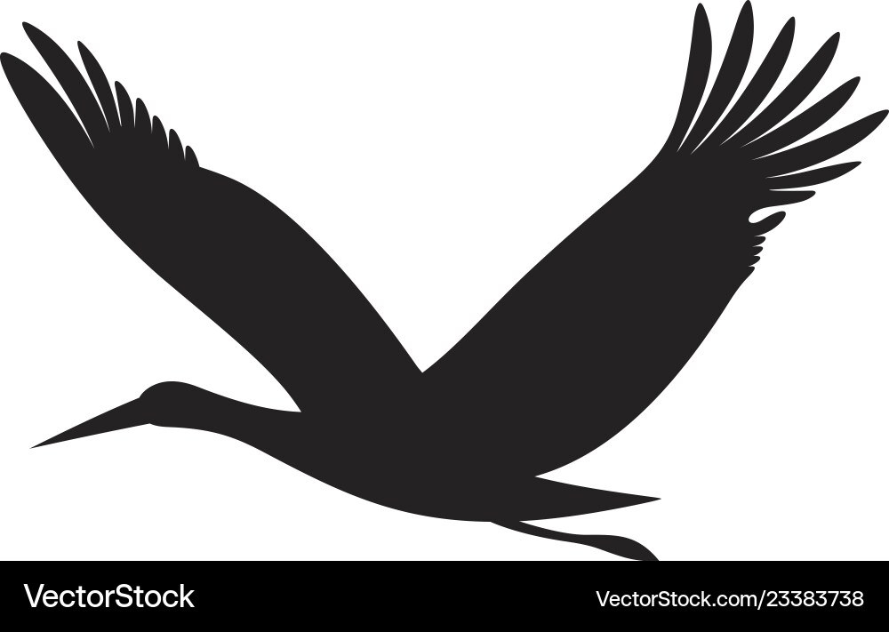 Stork Royalty Free Vector Image - VectorStock