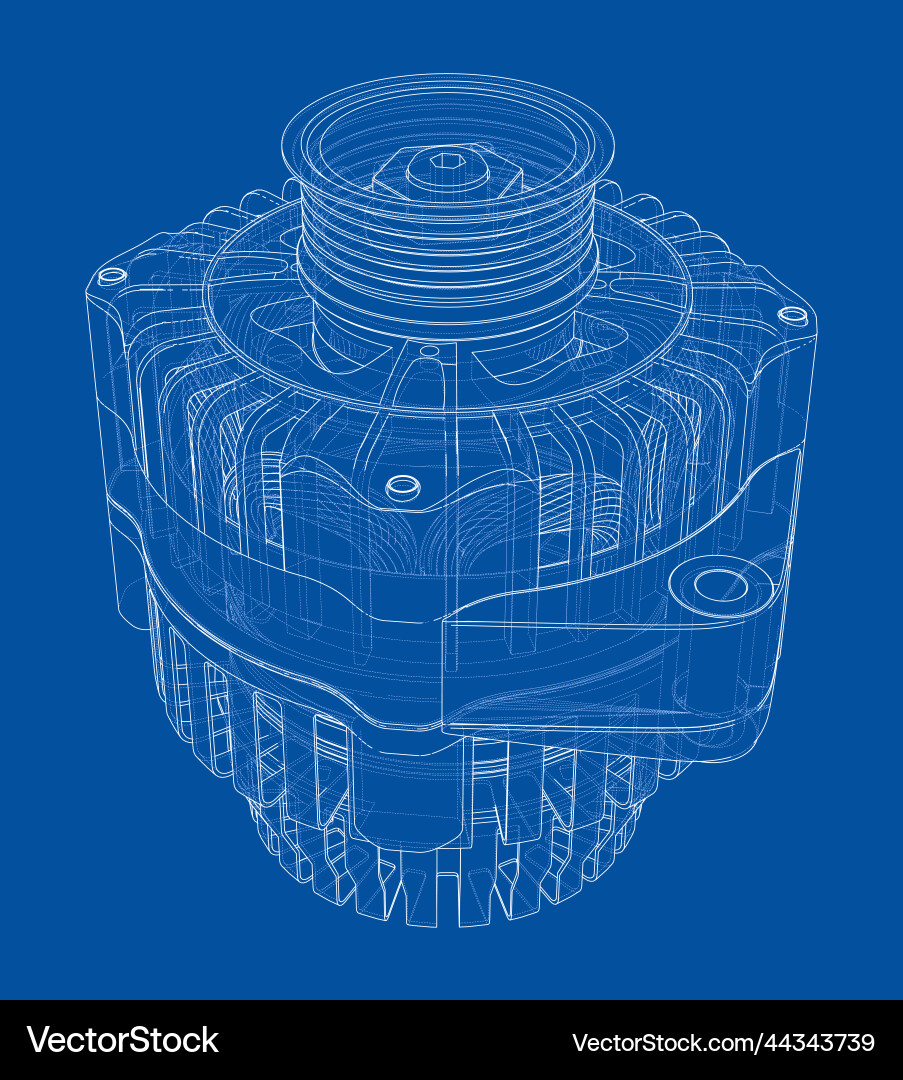 Car generator Royalty Free Vector Image - VectorStock