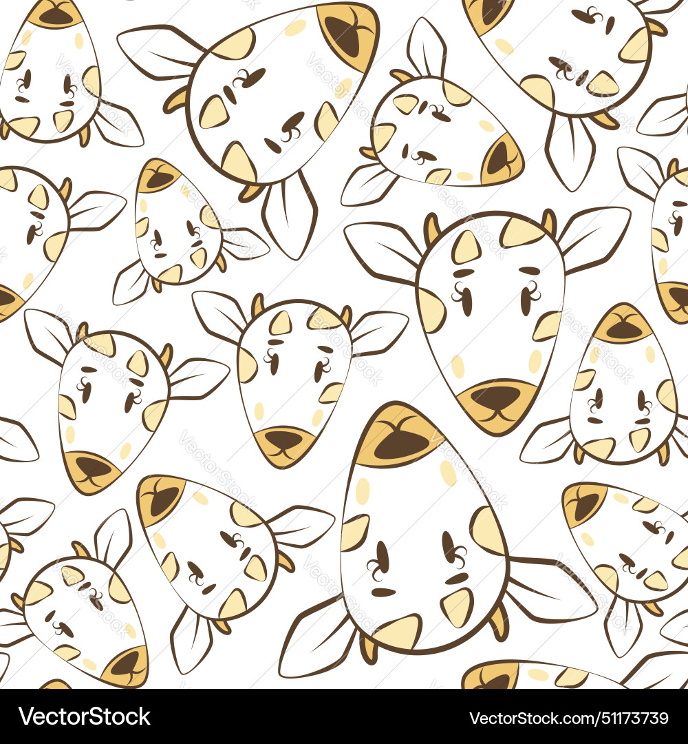 Cool bright yellow seamless pattern Royalty Free Vector