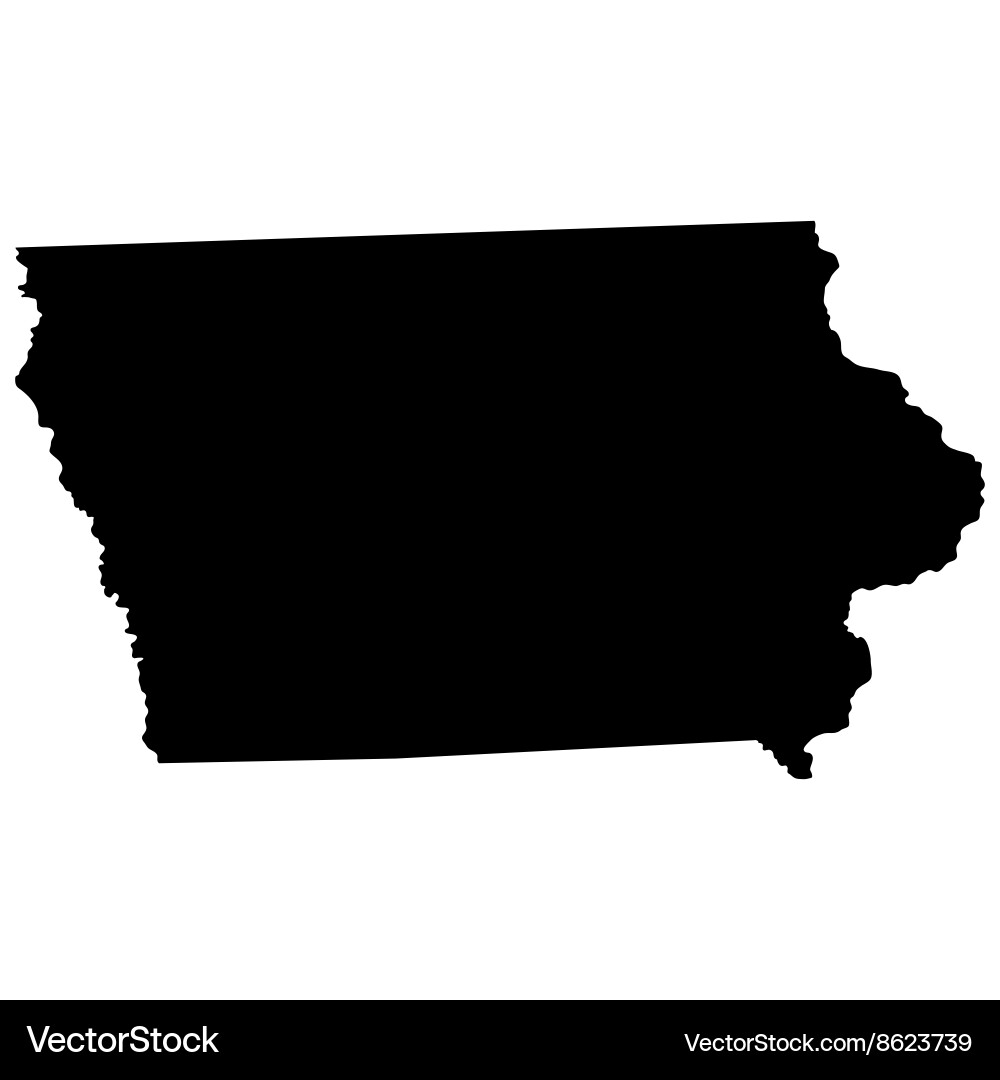 Iowa State Shape Vector Images (over 300)