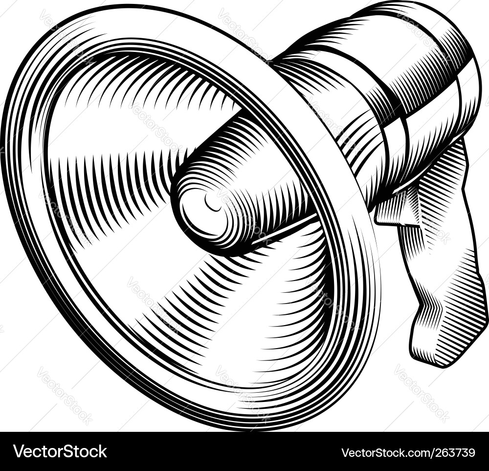 Megaphone Royalty Free Vector Image - VectorStock