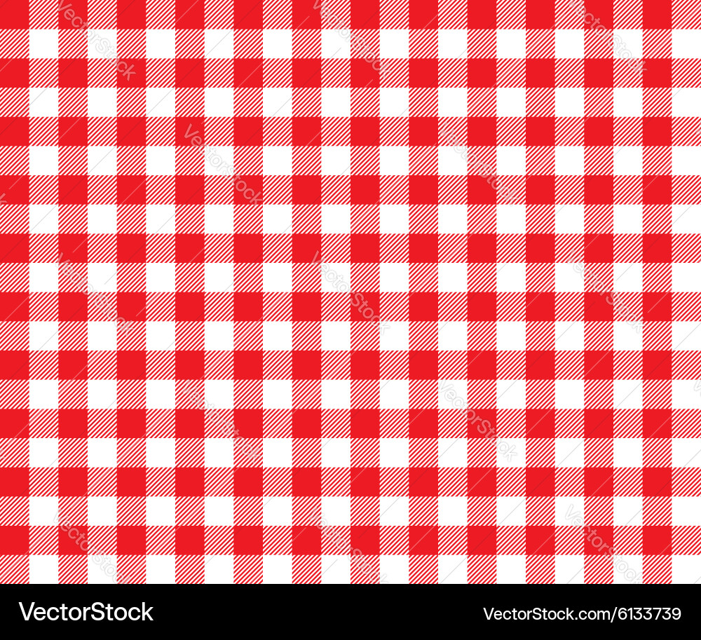 Red table cloth background seamless pattern Vector Image