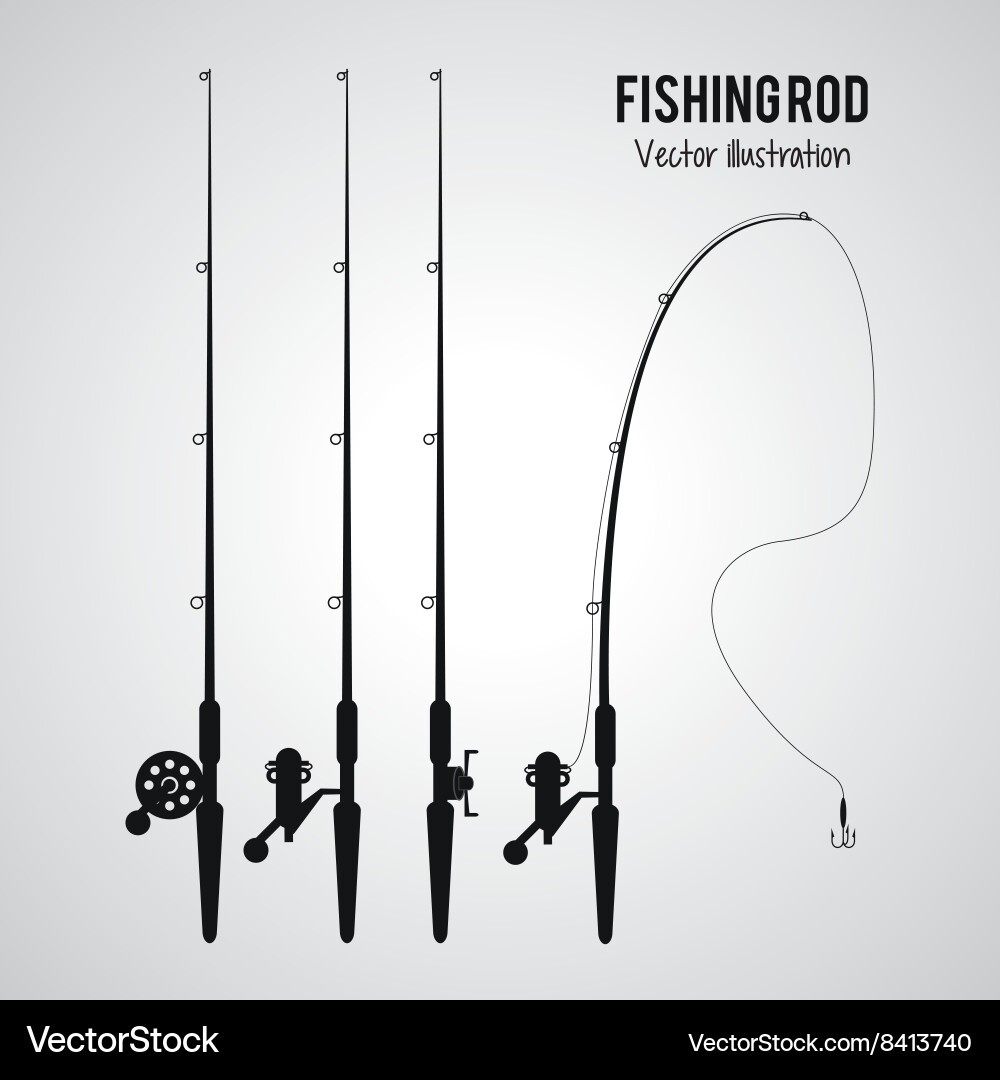 Fishing graphic design Royalty Free Vector Image