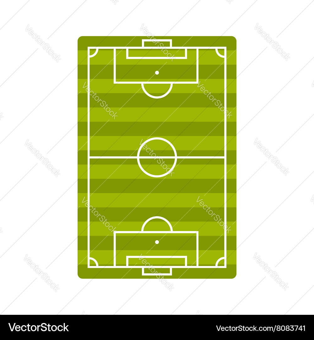 Football playground icon Royalty Free Vector Image