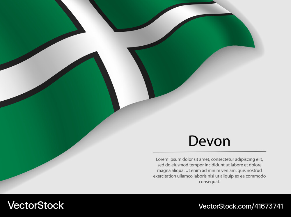 Devon England Flag