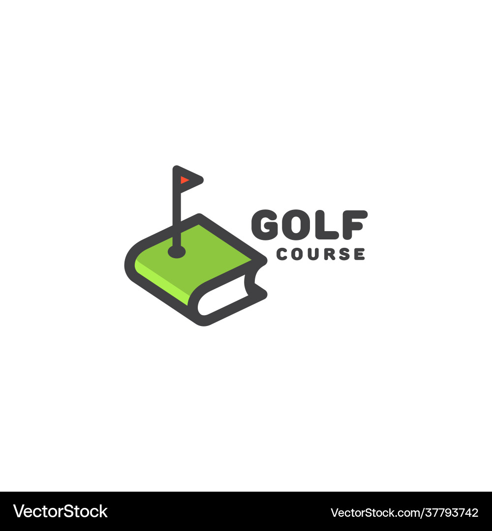 Golf course logo Royalty Free Vector Image - VectorStock