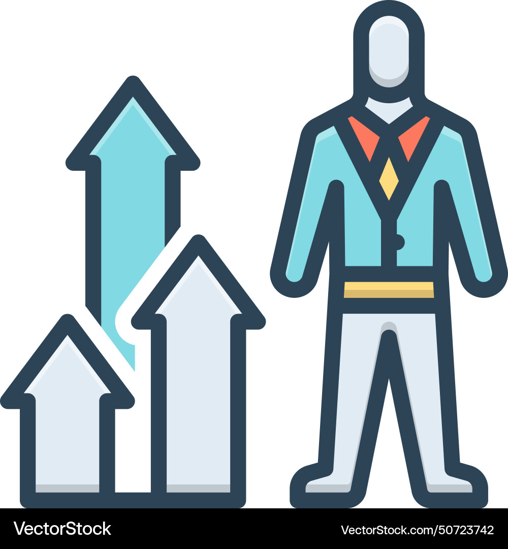 Personal growth Royalty Free Vector Image - VectorStock