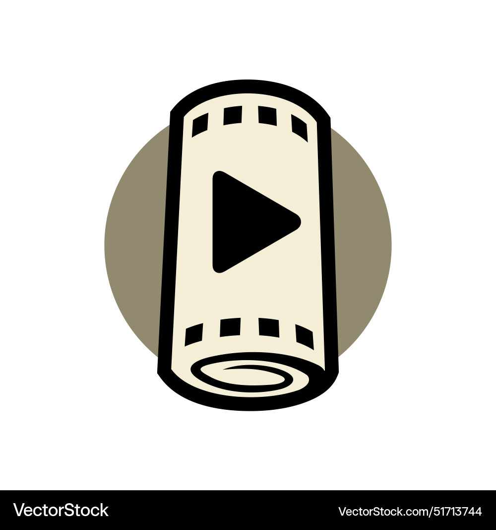 Camera roll design Royalty Free Vector Image - VectorStock