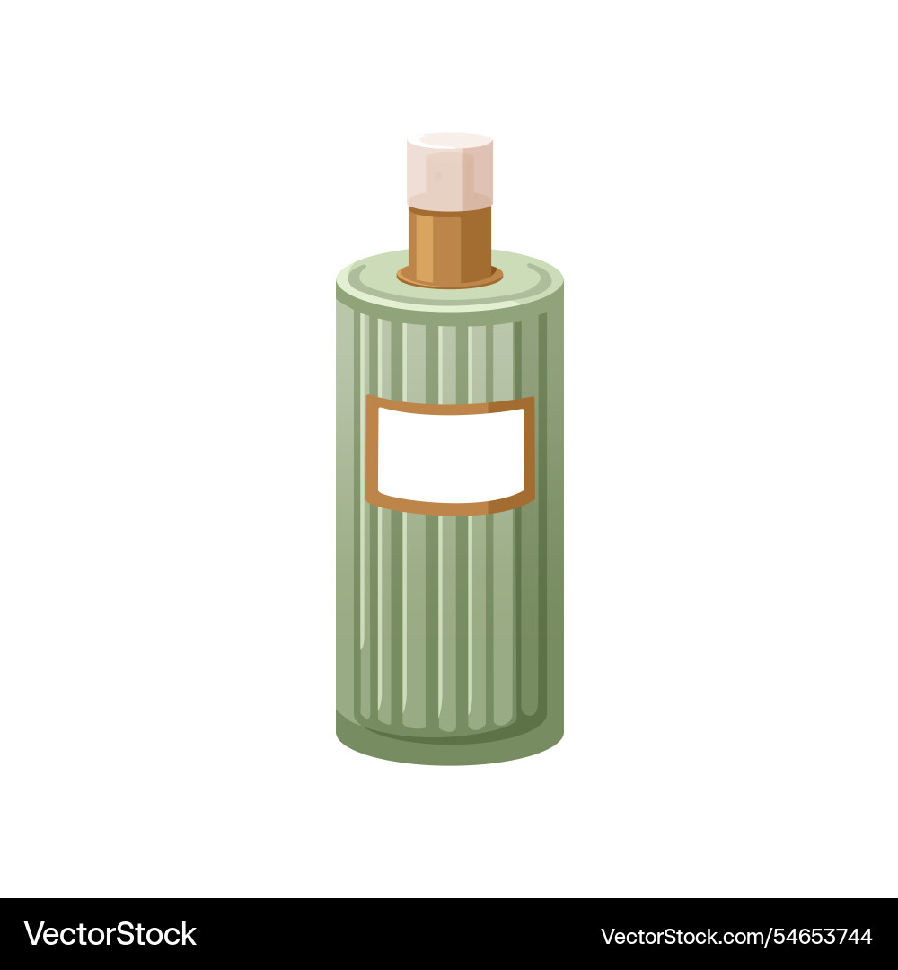 Perfume bottle perfumery cosmetic product Vector Image