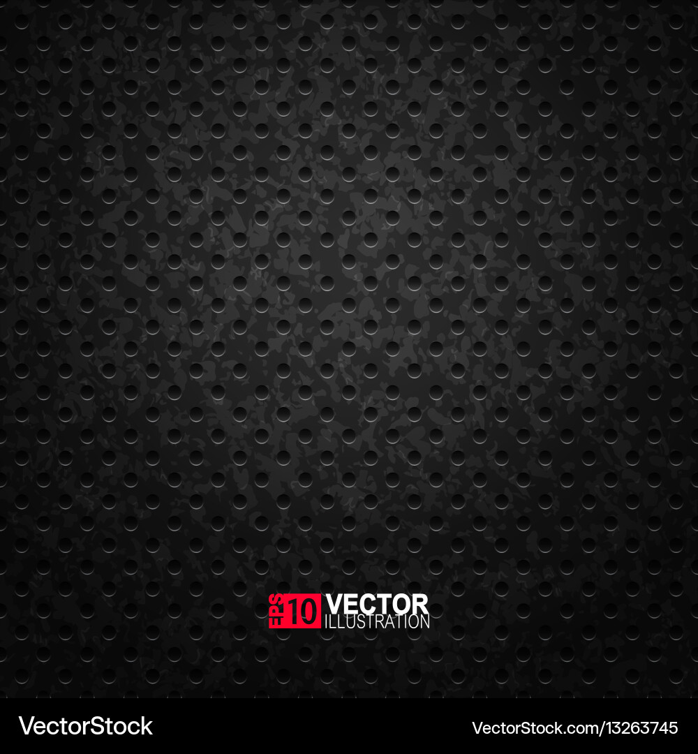 Black metal texture Royalty Free Vector Image - VectorStock