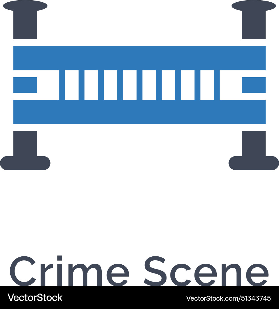Crime scene icon Royalty Free Vector Image - VectorStock