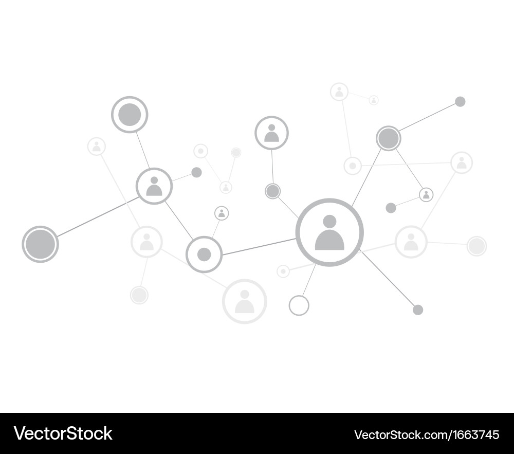 Human connection Royalty Free Vector Image - VectorStock