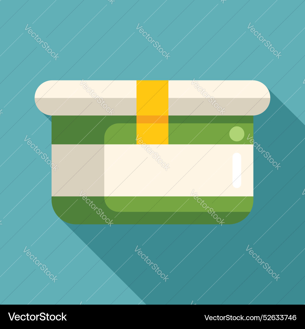Blank food container packaging with label ready Vector Image