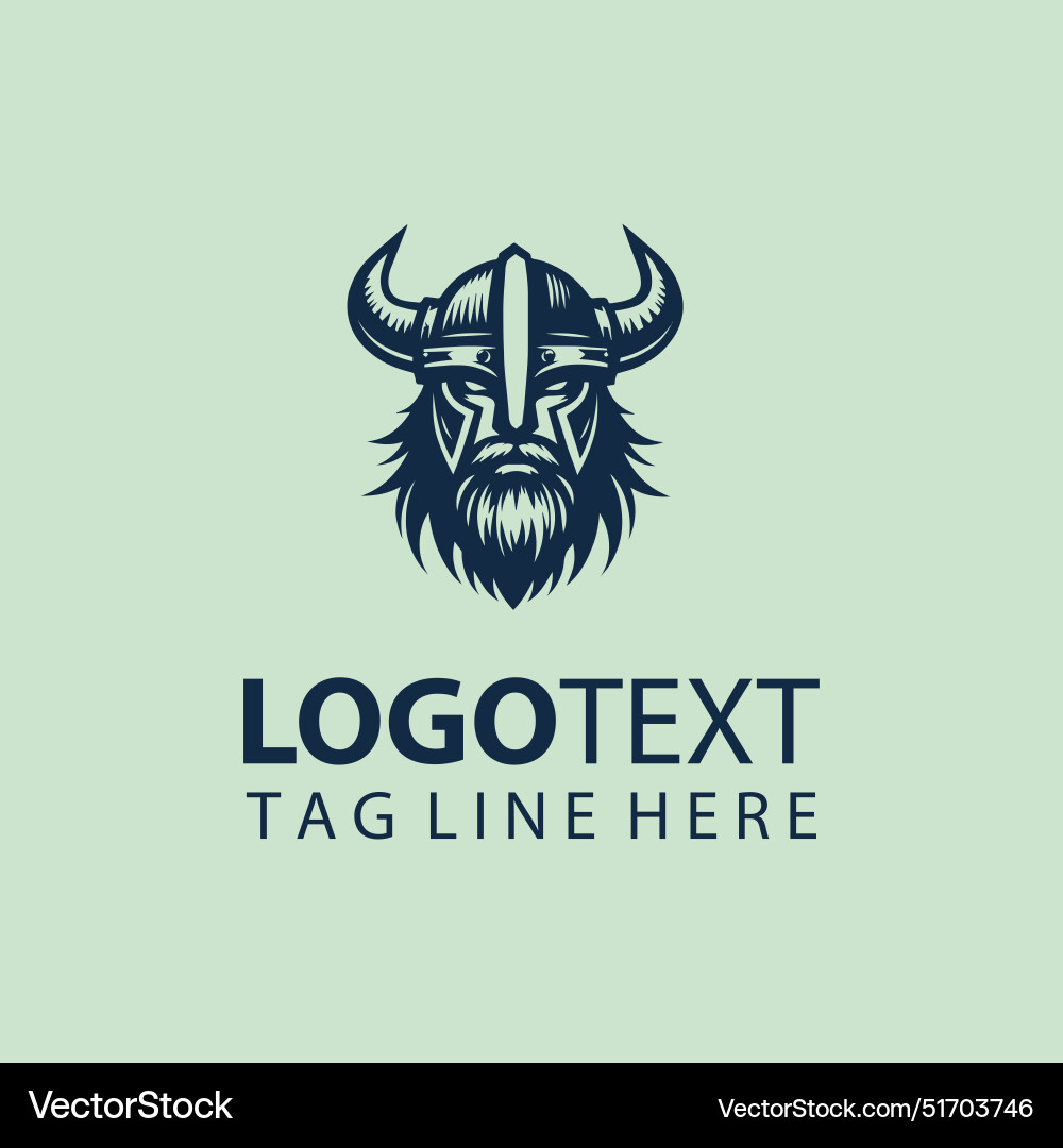 Viking warrior logo Royalty Free Vector Image - VectorStock