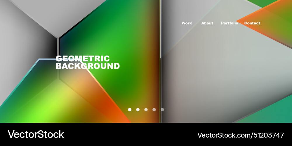 Rectangles and circles in a rainbow of colors Vector Image