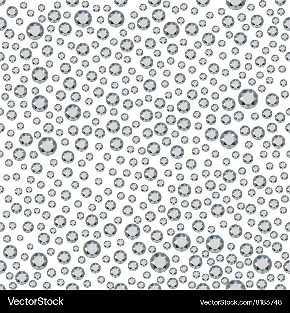 Silver Rhinestone Scatter Texture Royalty Free Vector Image