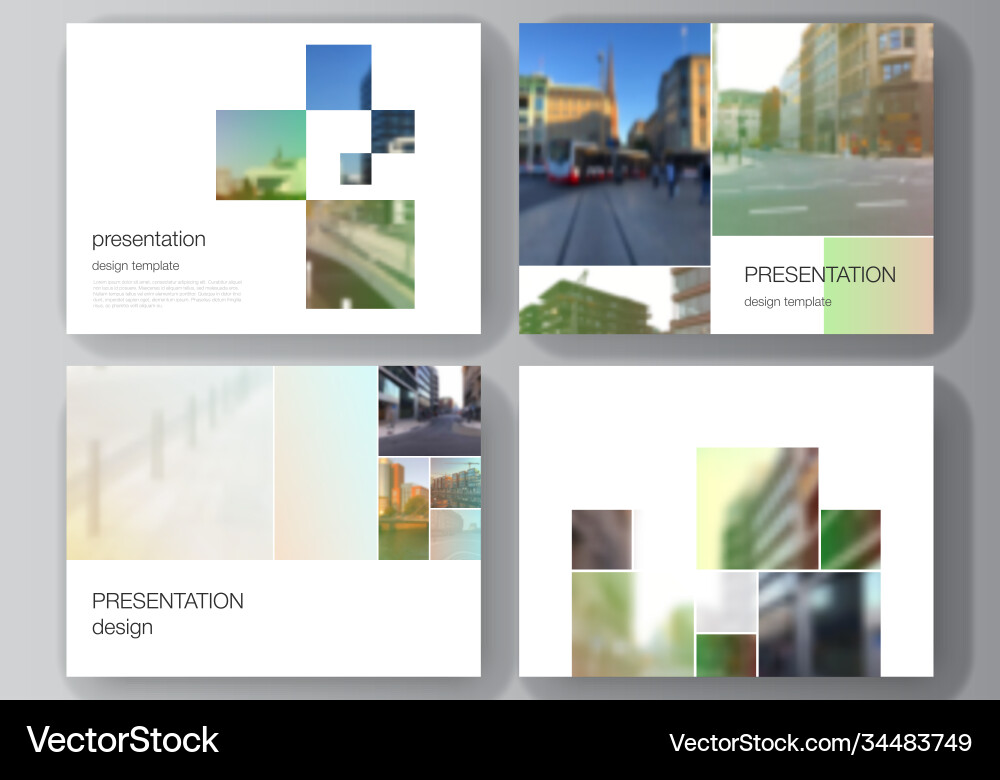 Layout presentation slides design Royalty Free Vector Image