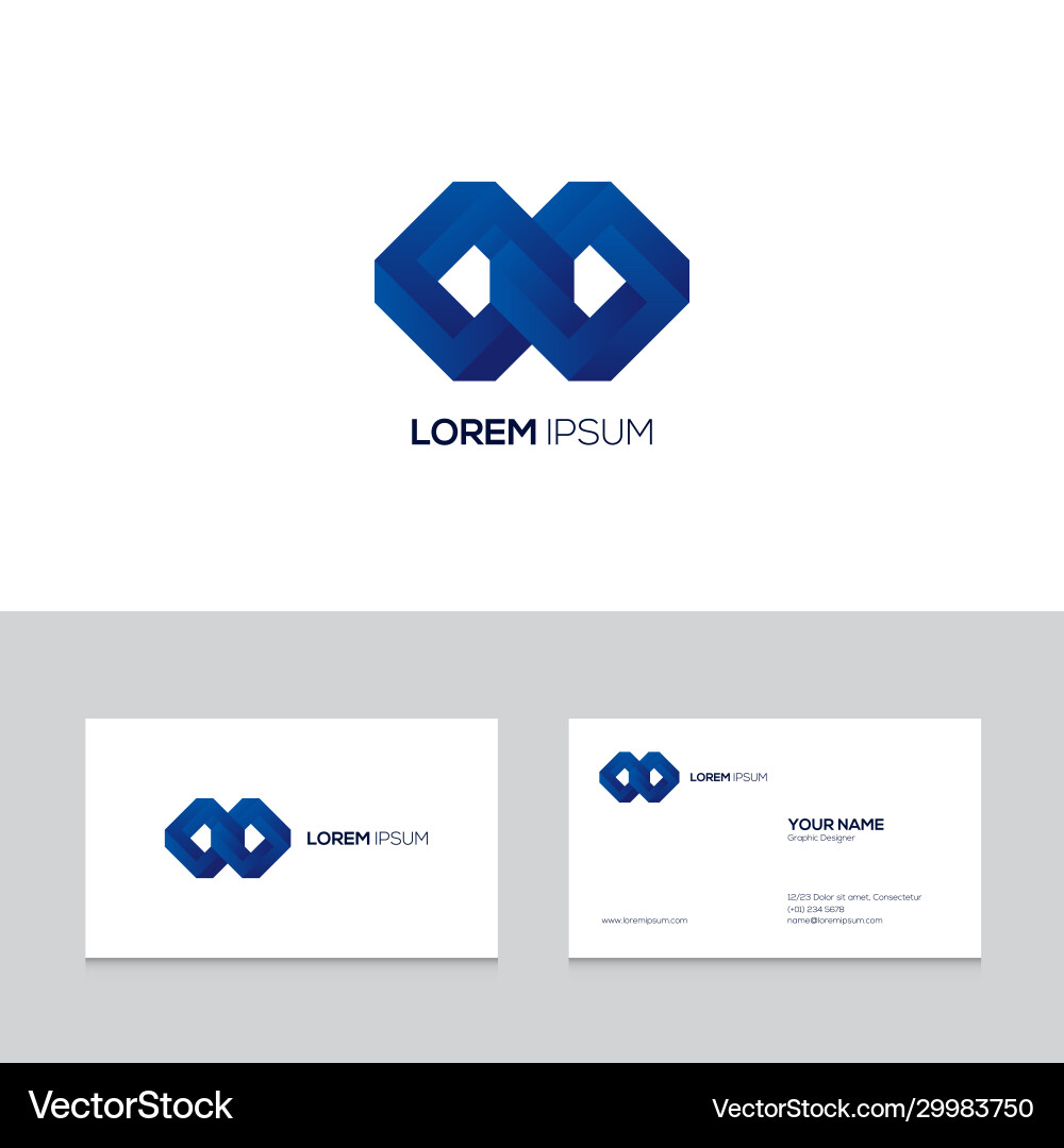 Abstract modern emblem design element can be used Vector Image