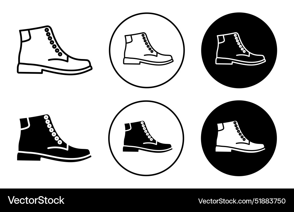 Brisk boots icon Royalty Free Vector Image - VectorStock