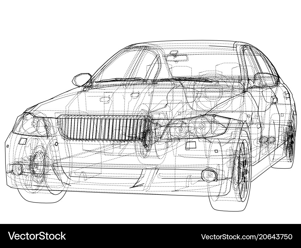 Concept car Royalty Free Vector Image - VectorStock