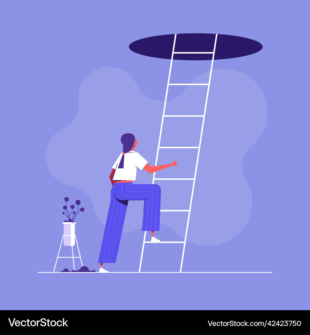 Concept of a difficult choice and decision making Vector Image