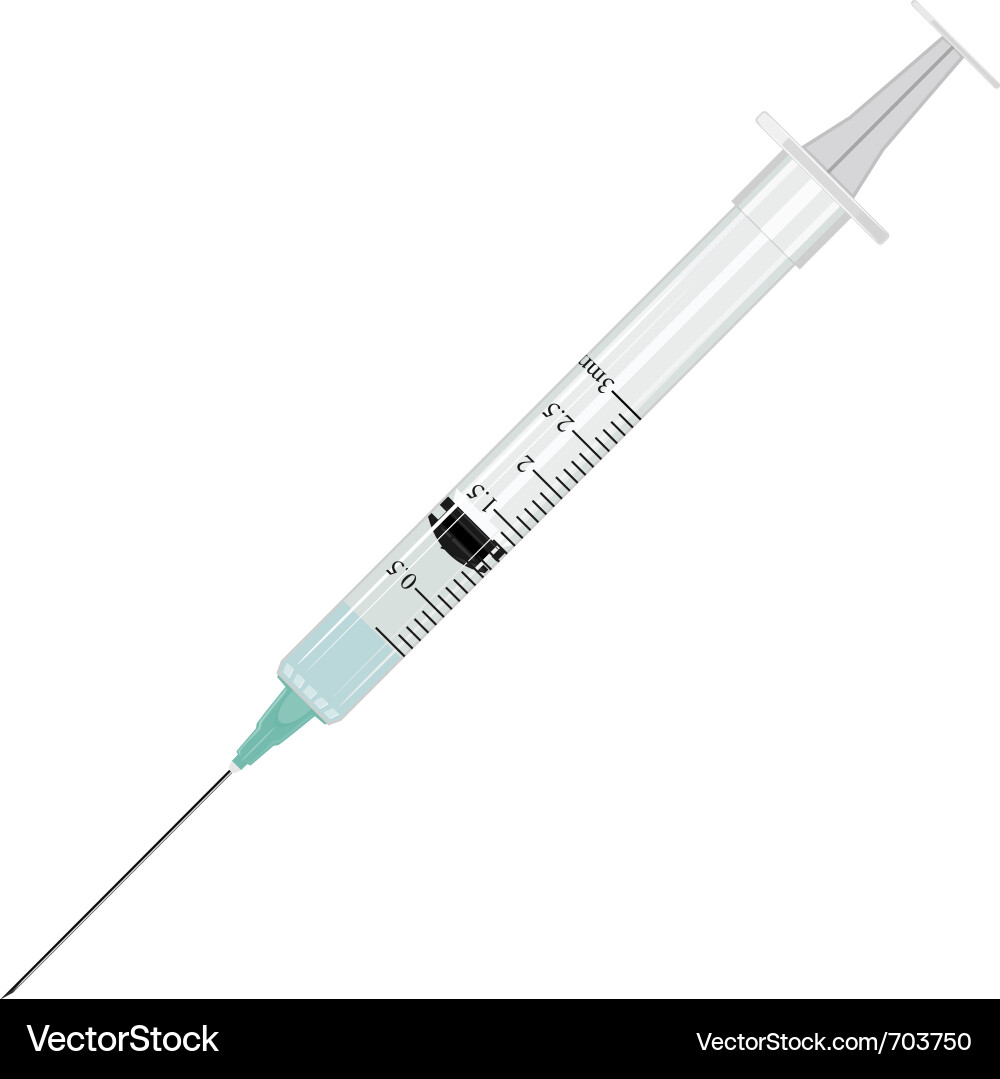 Syringe Royalty Free Vector Image - VectorStock