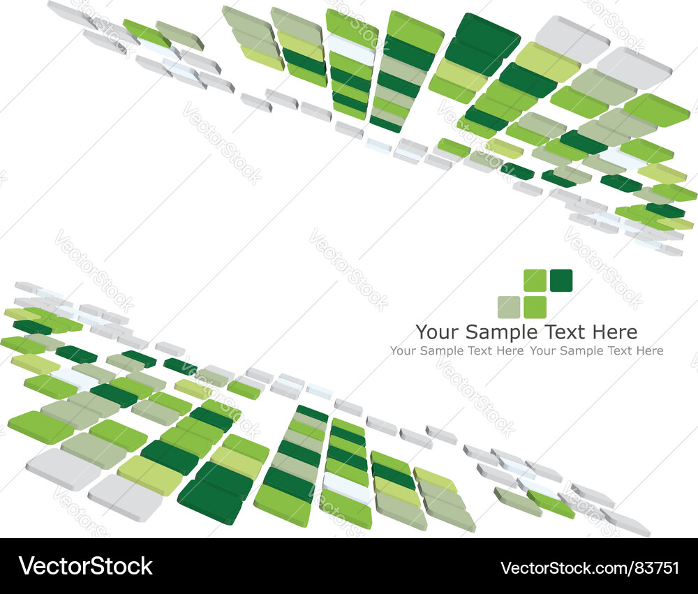 3d checked background Royalty Free Vector Image