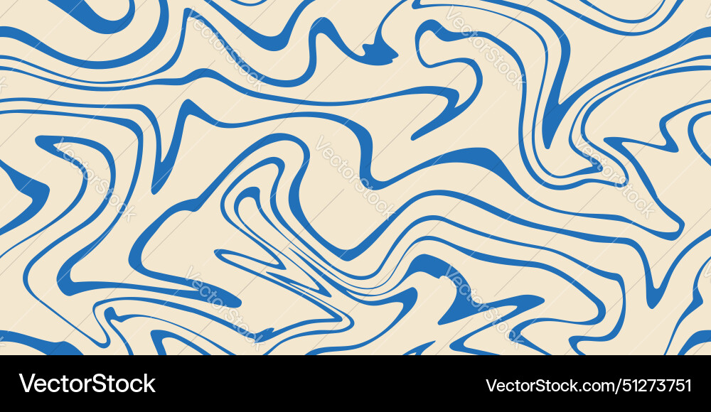 Marble acrylic swirl seamless pattern Royalty Free Vector