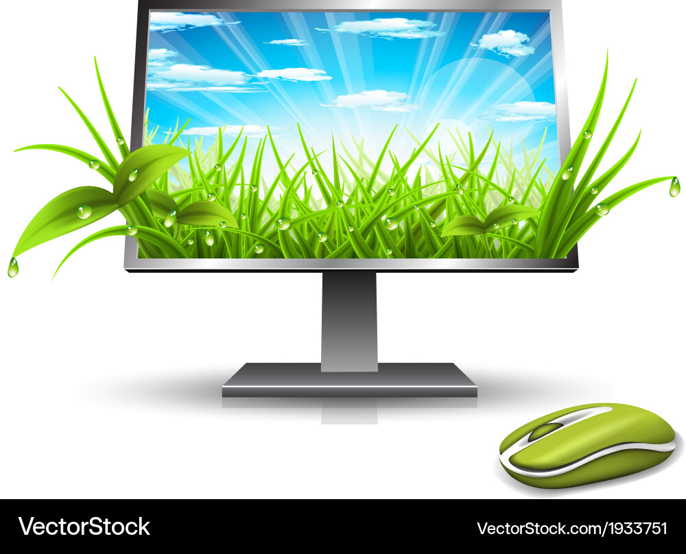 Monitor Royalty Free Vector Image - VectorStock