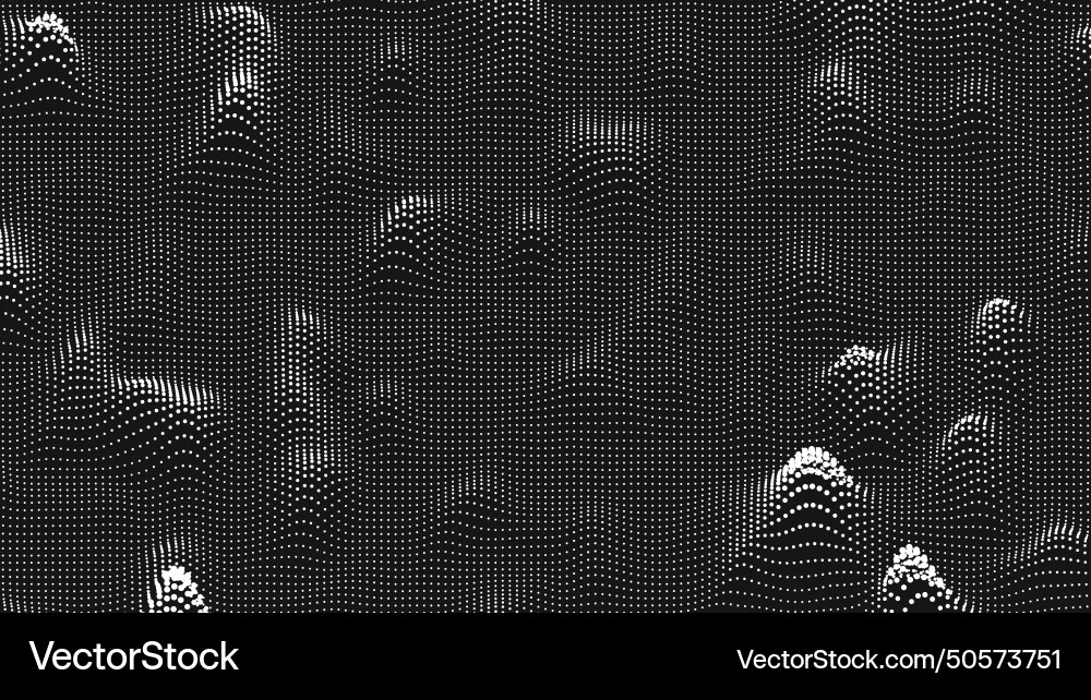 Point wave bump texture abstract dot background Vector Image