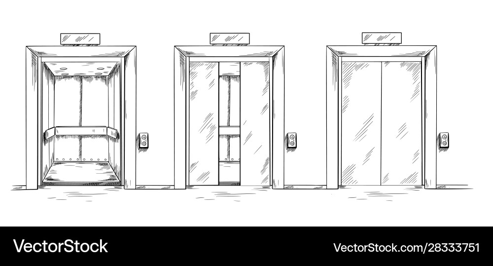 Elevator Coloring Page Elevator Generic Color Lineal Color Icon